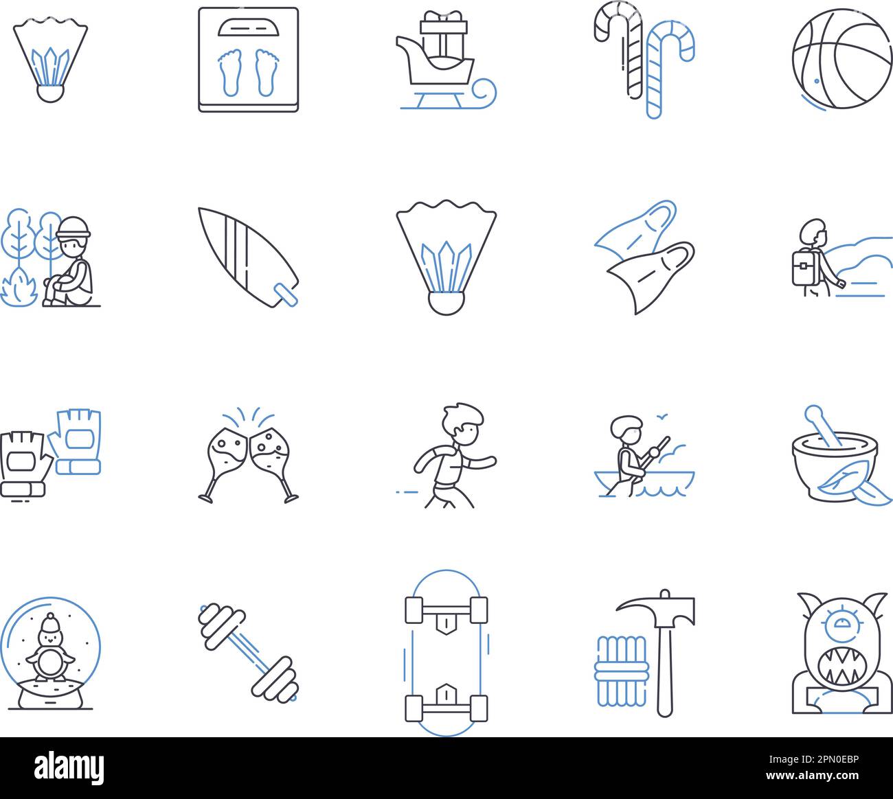 Weekends and sport outline icons collection. Weekend, Sport, Recreation ...