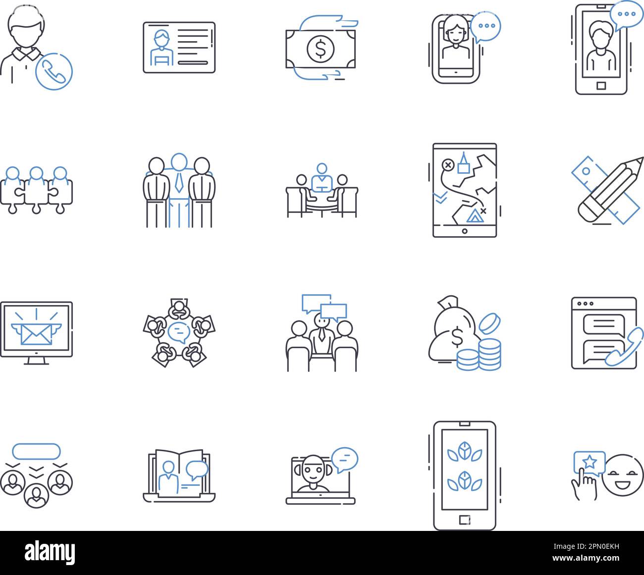 Community people outline icons collection. Community, People, Citizens ...