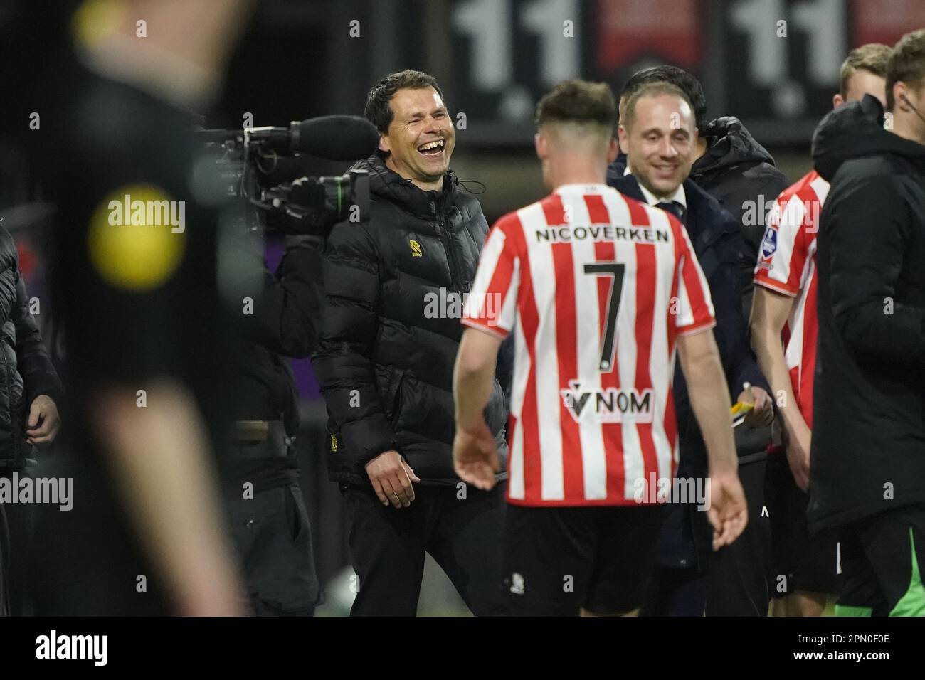 ROTTERDAM - Sparta Rotterdam substitute coach Jeroen Rijsdijk during ...
