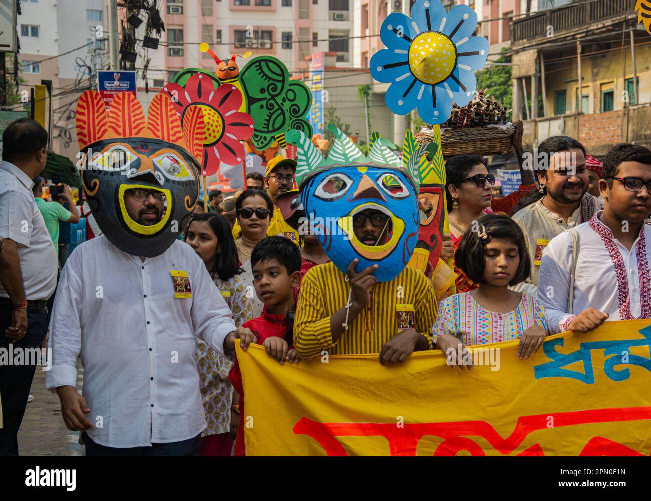 Kolkata, India. 15th Apr, 2023. Bengali New Year, also known as Poila ...