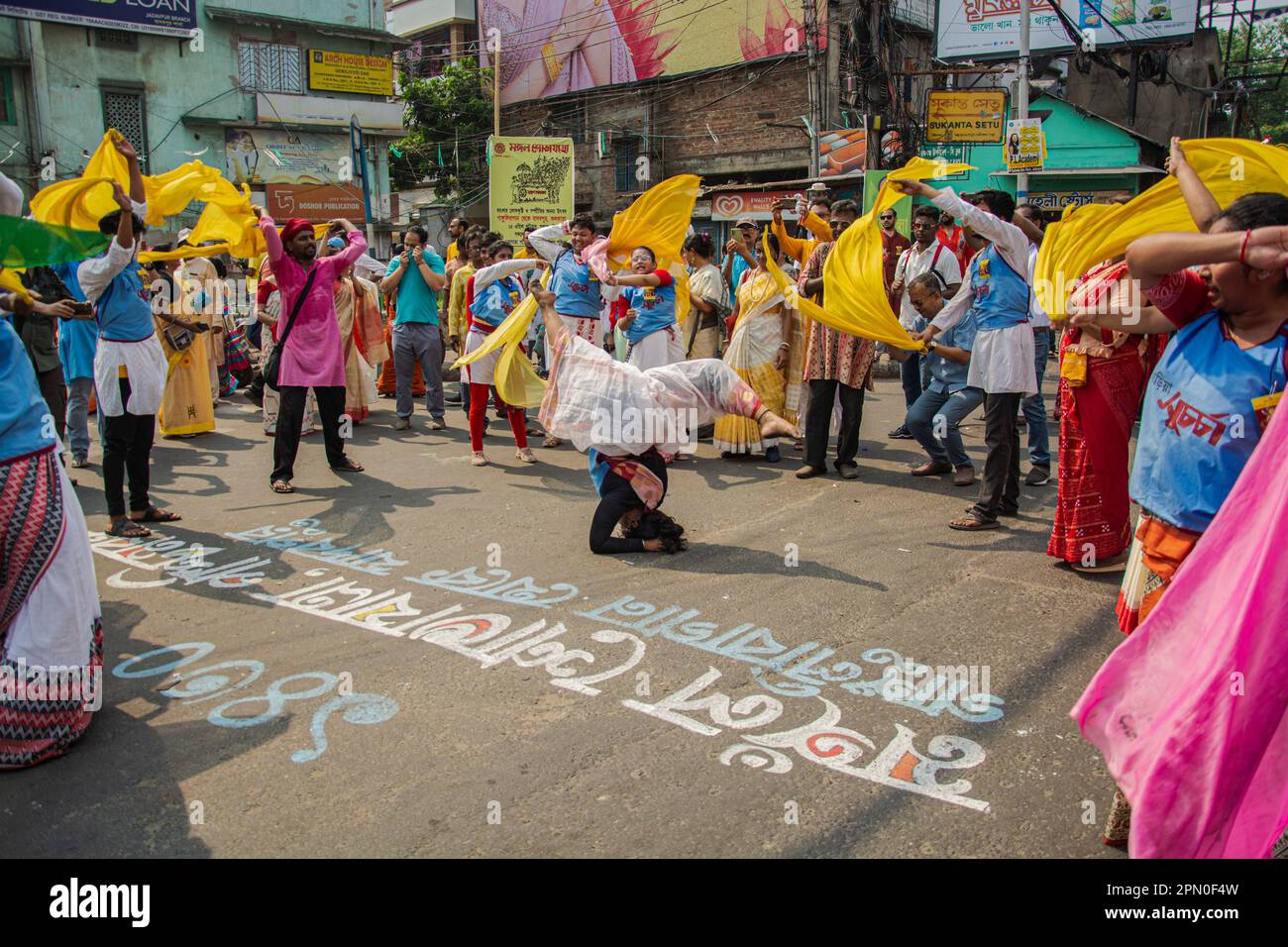 Kolkata, India. 15th Apr, 2023. Bengali New Year, also known as Poila ...