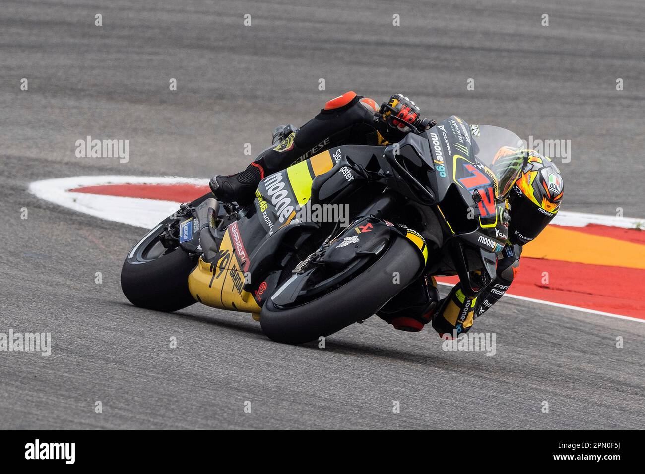 April 15, 2023: Marco Bezzecchi (72) with Mooney VR46 Racing Team in ...