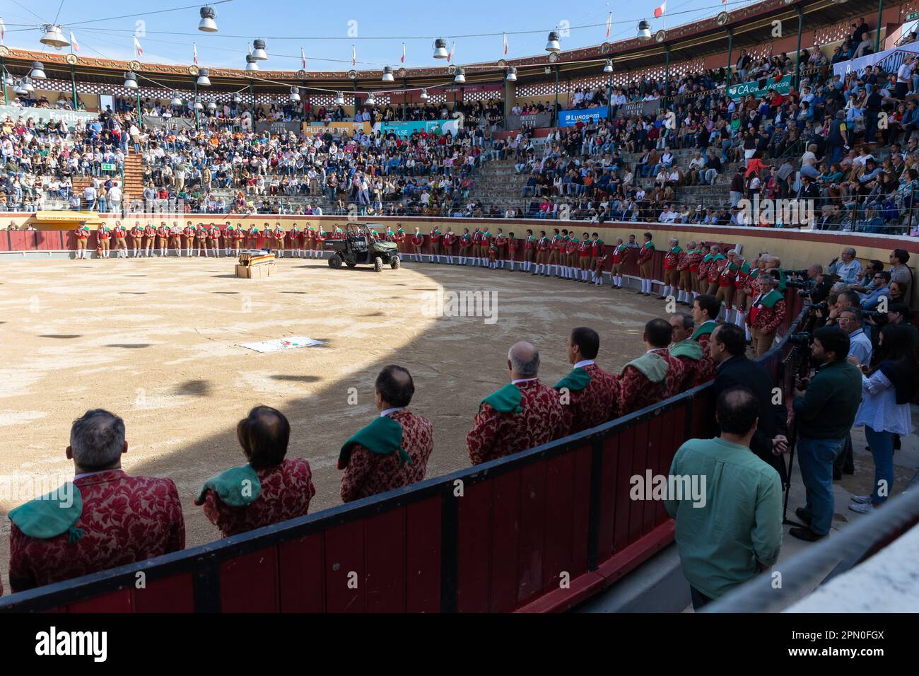 March 26, 2023 Lisbon, Portugal: Tourada - opening of the event ...