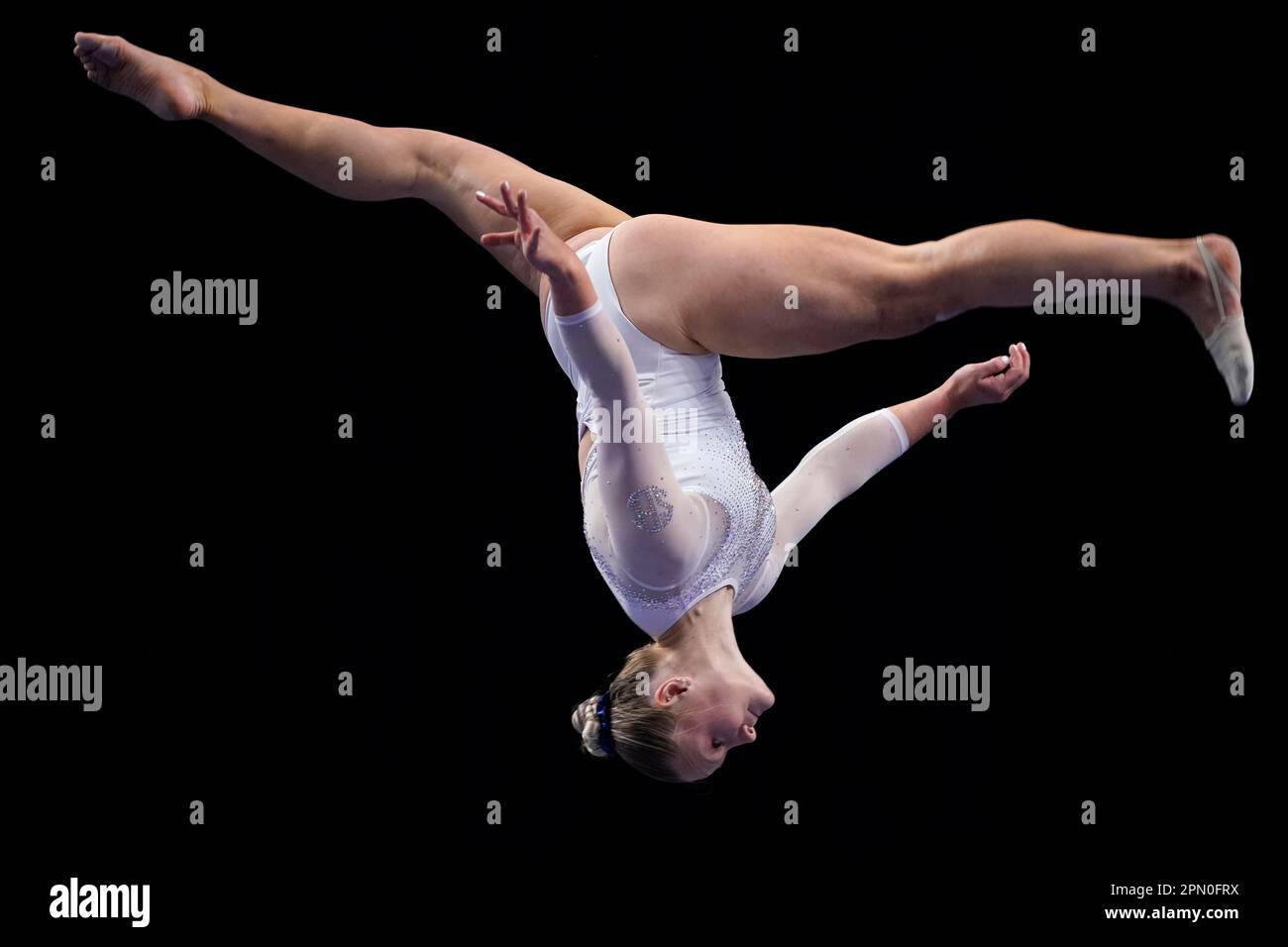 Florida's Riley McCusker competes on the balance beam during the final ...