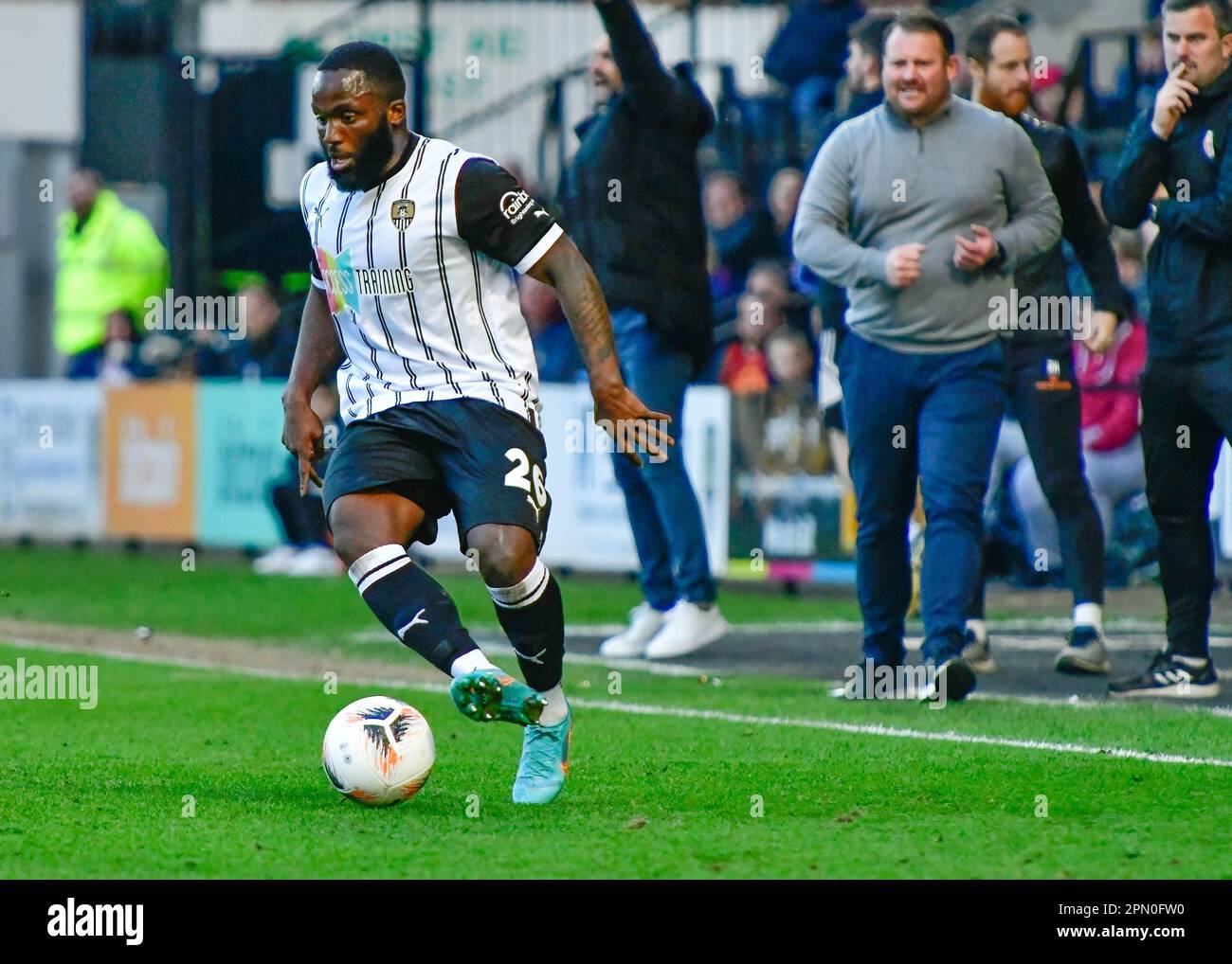 Meadow Lane Stadium, Nottingham, UK. 15 April 2023 at 1500hrs. Notts ...