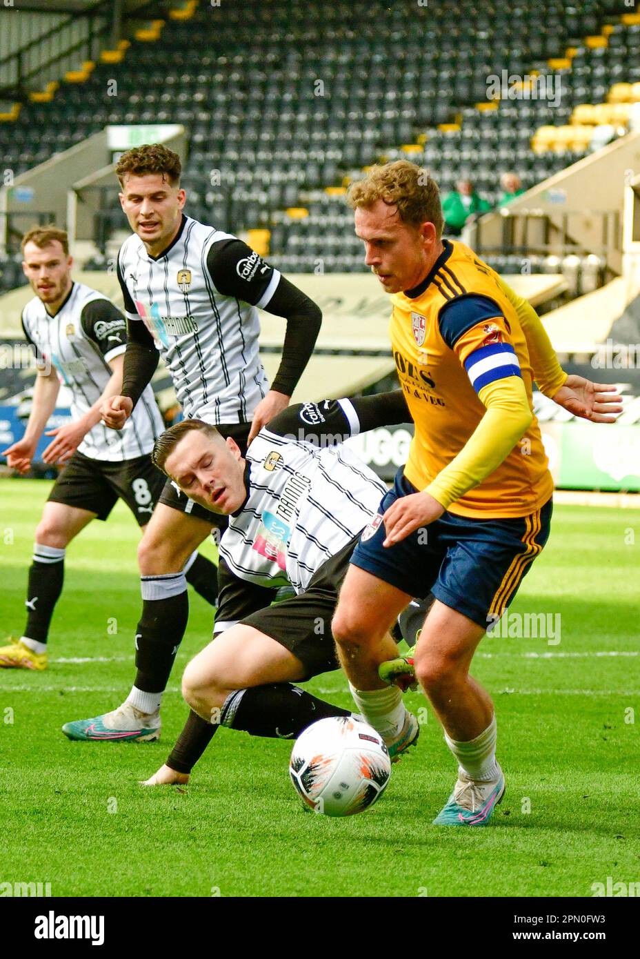 Meadow Lane Stadium, Nottingham, UK. 15 April 2023 at 1500hrs. Notts ...