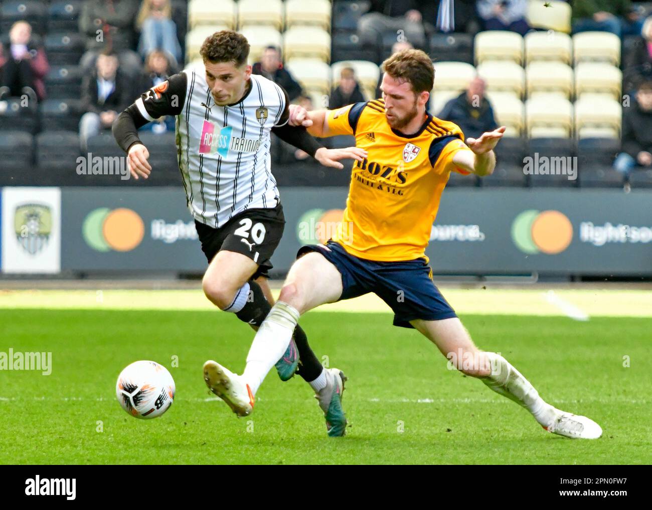 Meadow Lane Stadium, Nottingham, UK. 15 April 2023 at 1500hrs. Notts ...