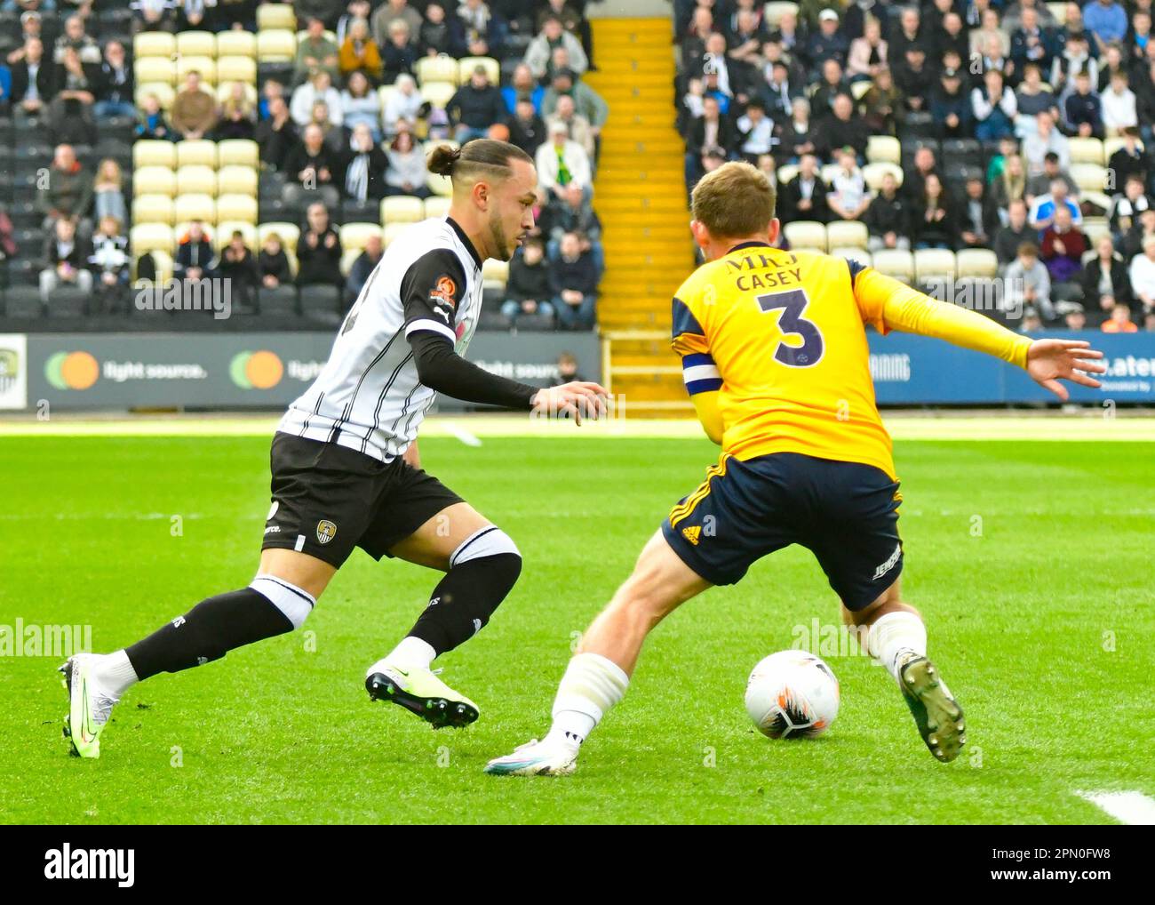 Meadow Lane Stadium, Nottingham, UK. 15 April 2023 at 1500hrs. Notts ...