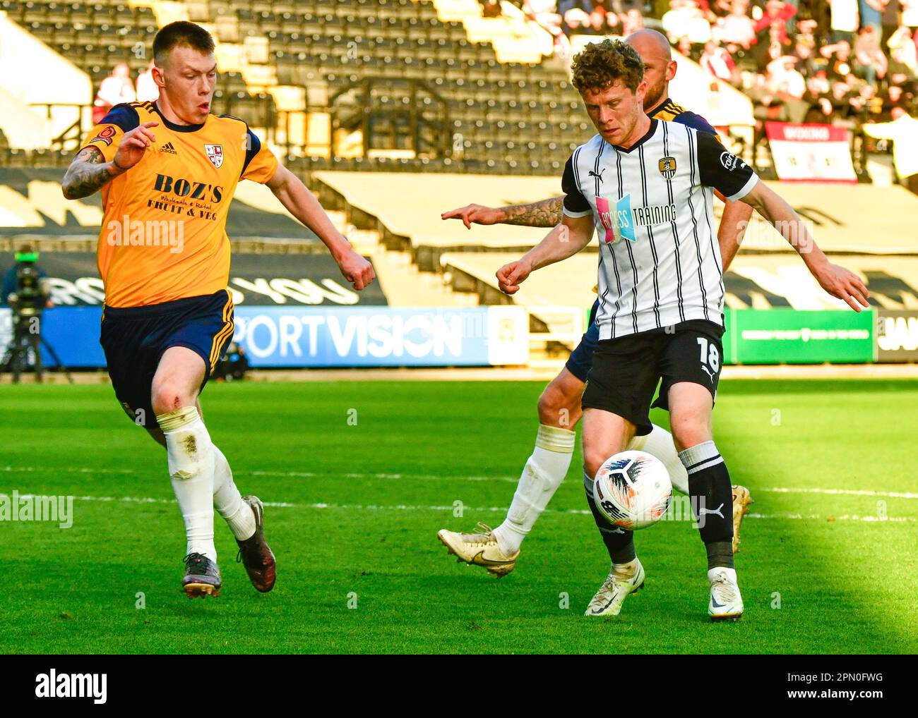 Meadow Lane Stadium, Nottingham, UK. 15 April 2023 at 1500hrs. Notts ...