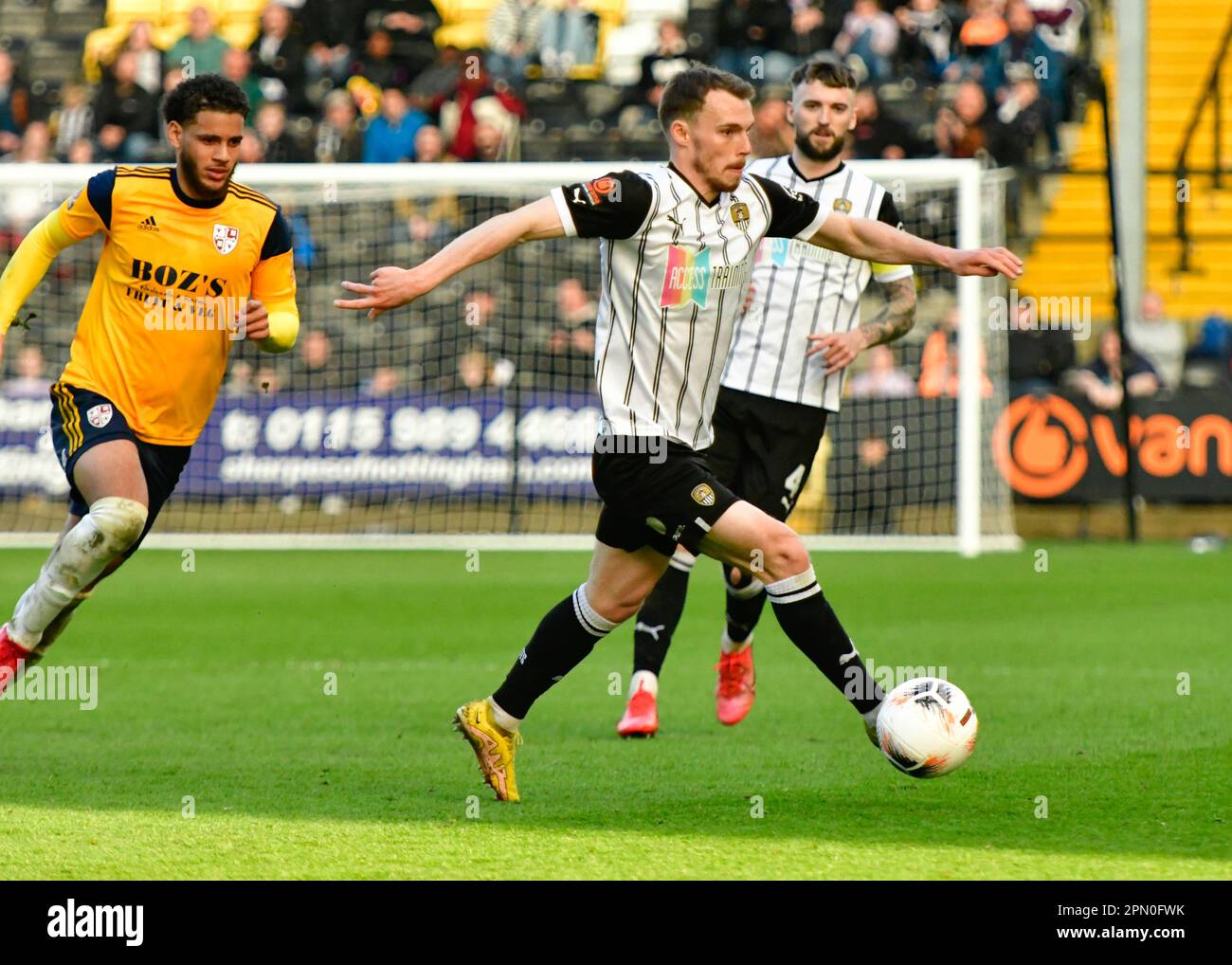 Meadow Lane Stadium, Nottingham, UK. 15 April 2023 at 1500hrs. Notts ...