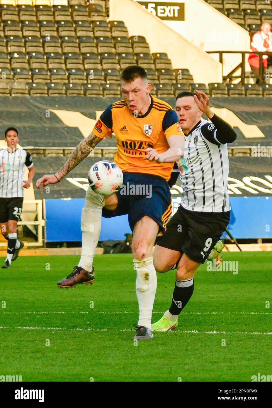 Meadow Lane Stadium, Nottingham, UK. 15 April 2023 at 1500hrs. Notts ...