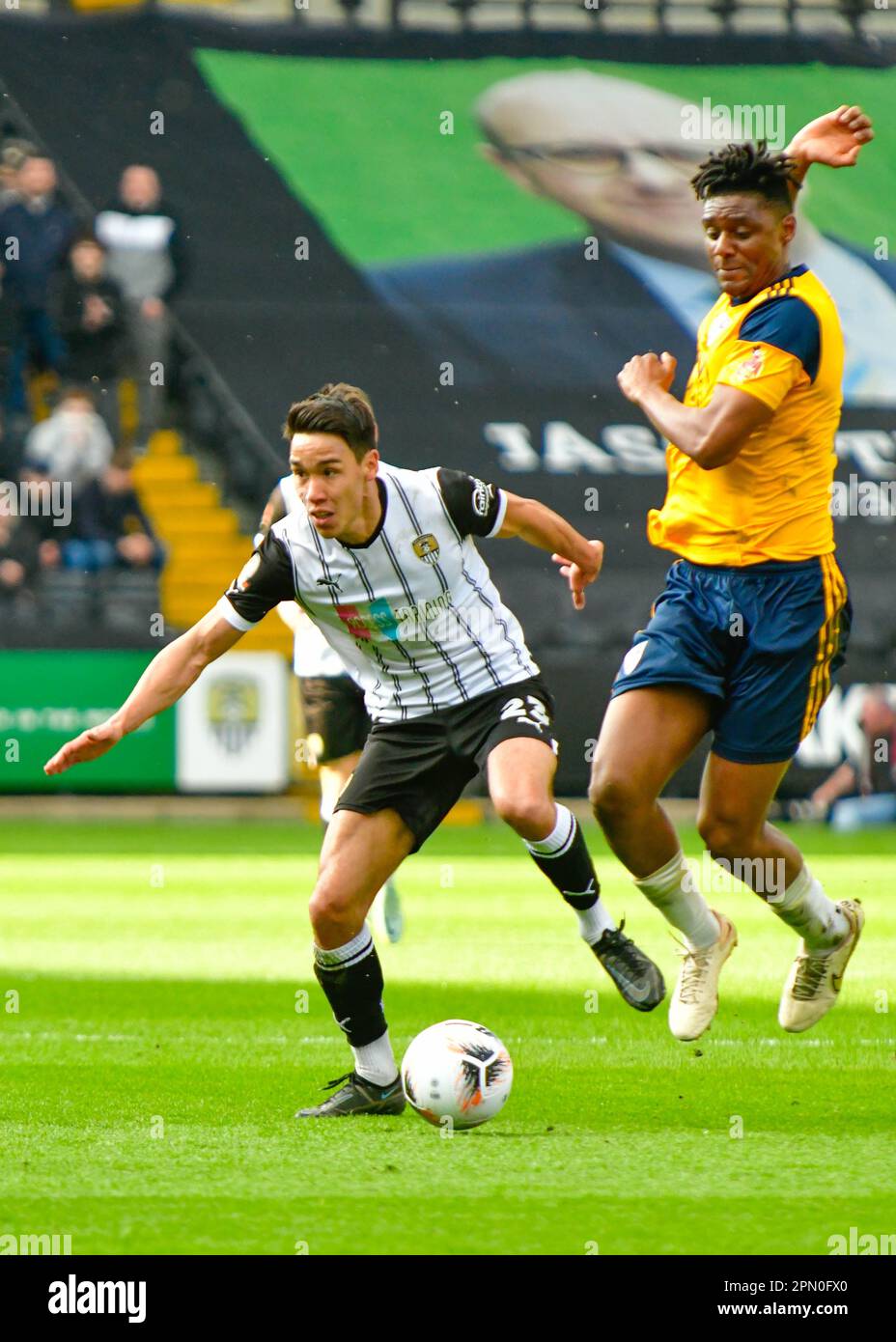 Meadow Lane Stadium, Nottingham, UK. 15 April 2023 at 1500hrs. Notts ...