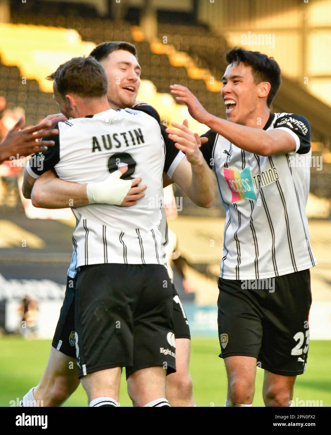 Meadow Lane Stadium, Nottingham, UK. 15 April 2023 at 1500hrs. Notts ...