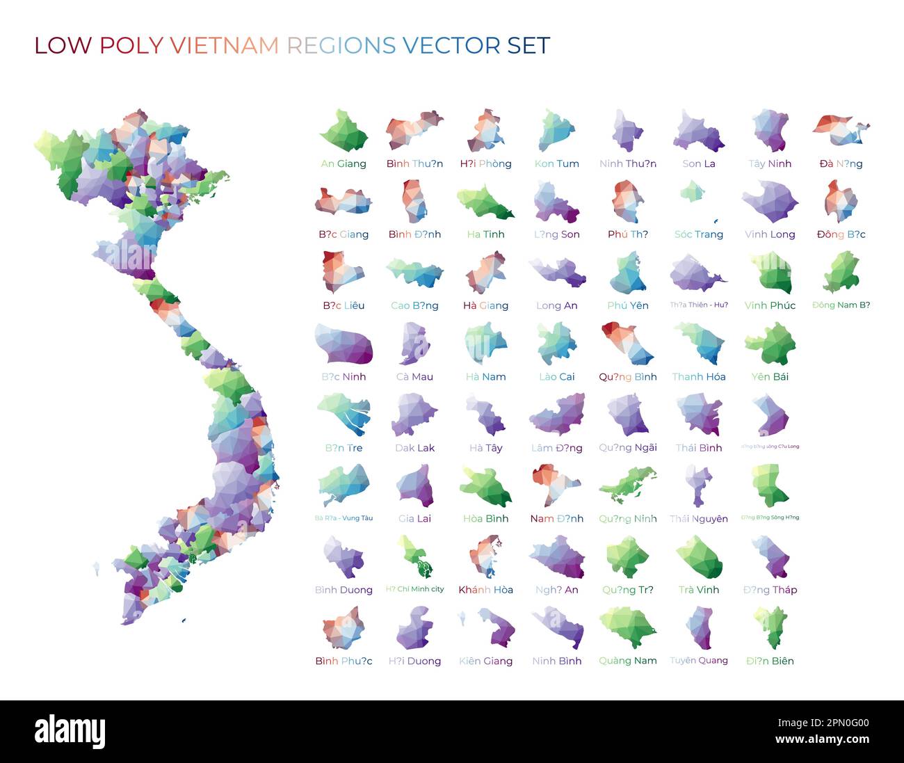 Maps of vietnam Stock Vector Images - Alamy