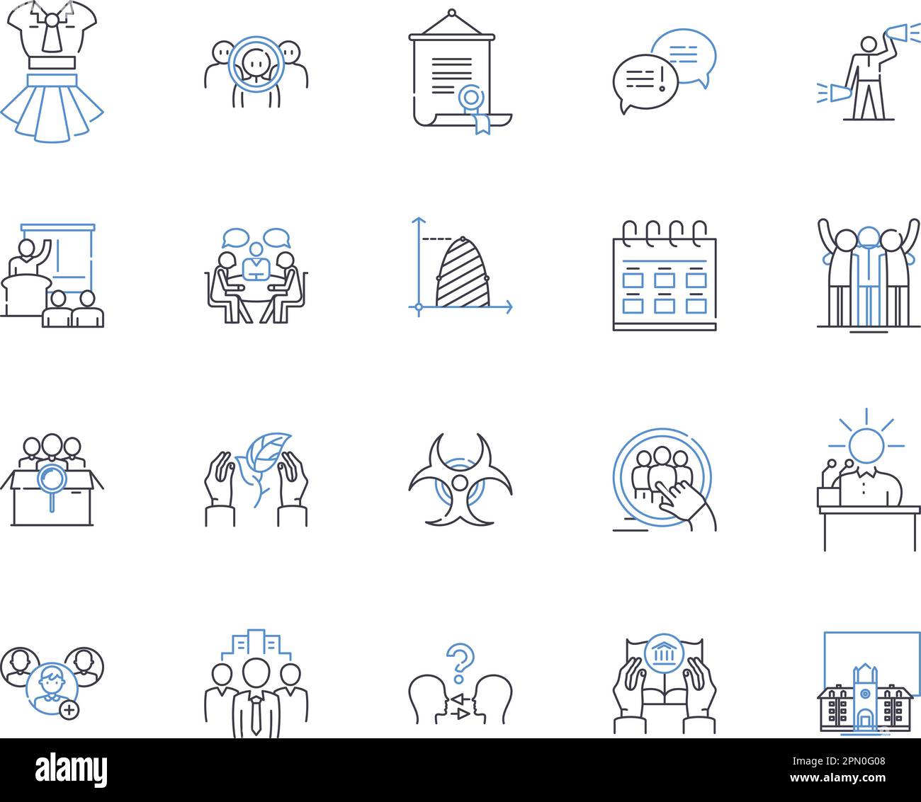 Training students outline icons collection. Train, Students, Instruct ...