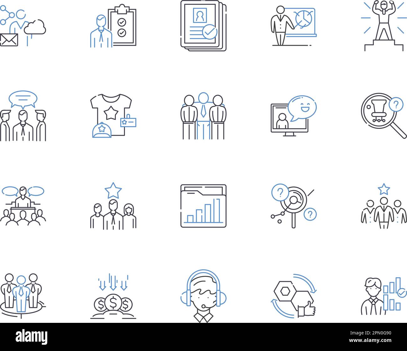Talent management outline icons collection. Talent, Management ... Talent management outline icons collection. Talent, Management ...