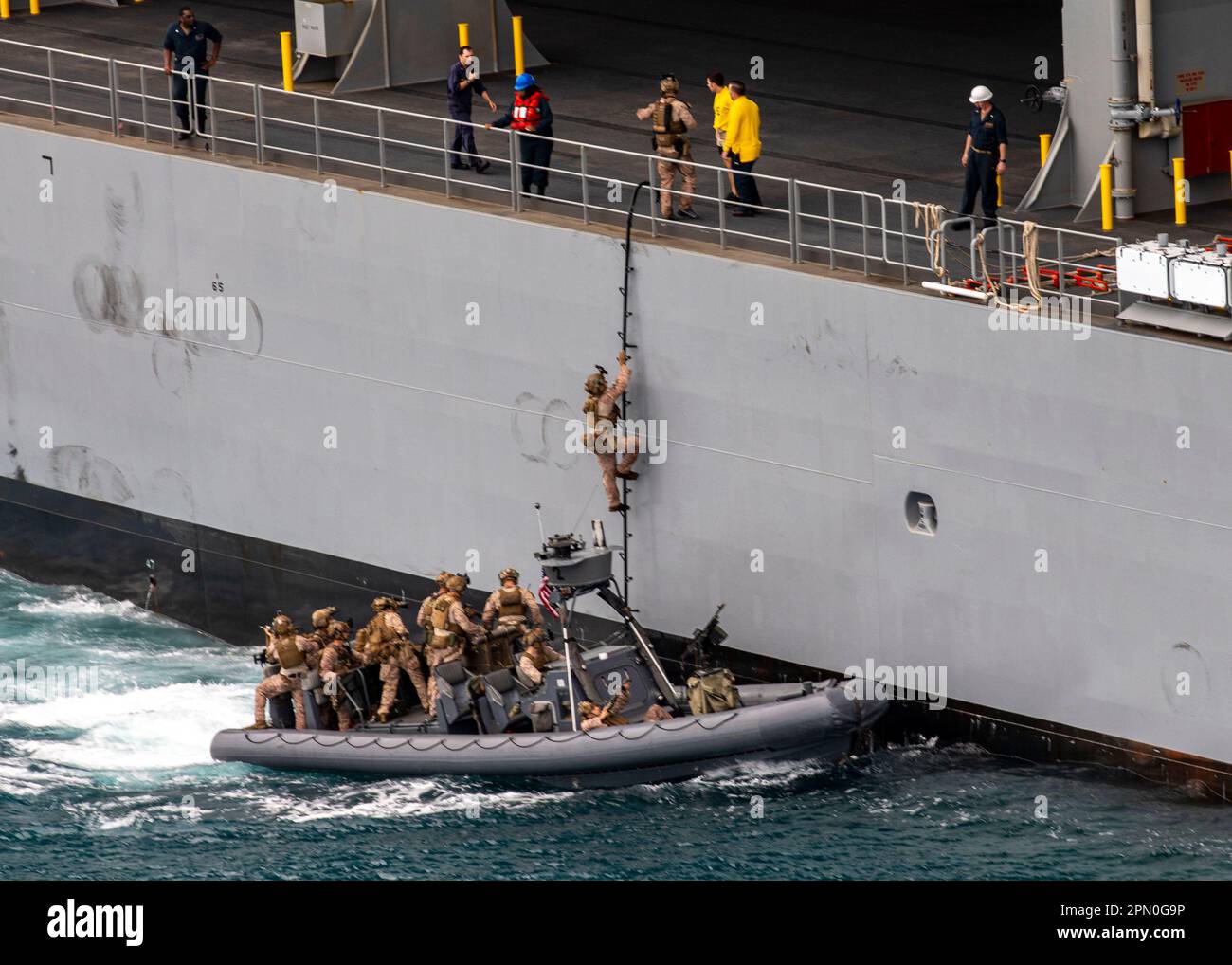 SOUTH CHINA SEA (Jan. 7, 2023) – U.S. Marines, with Maritime Raid Force ...