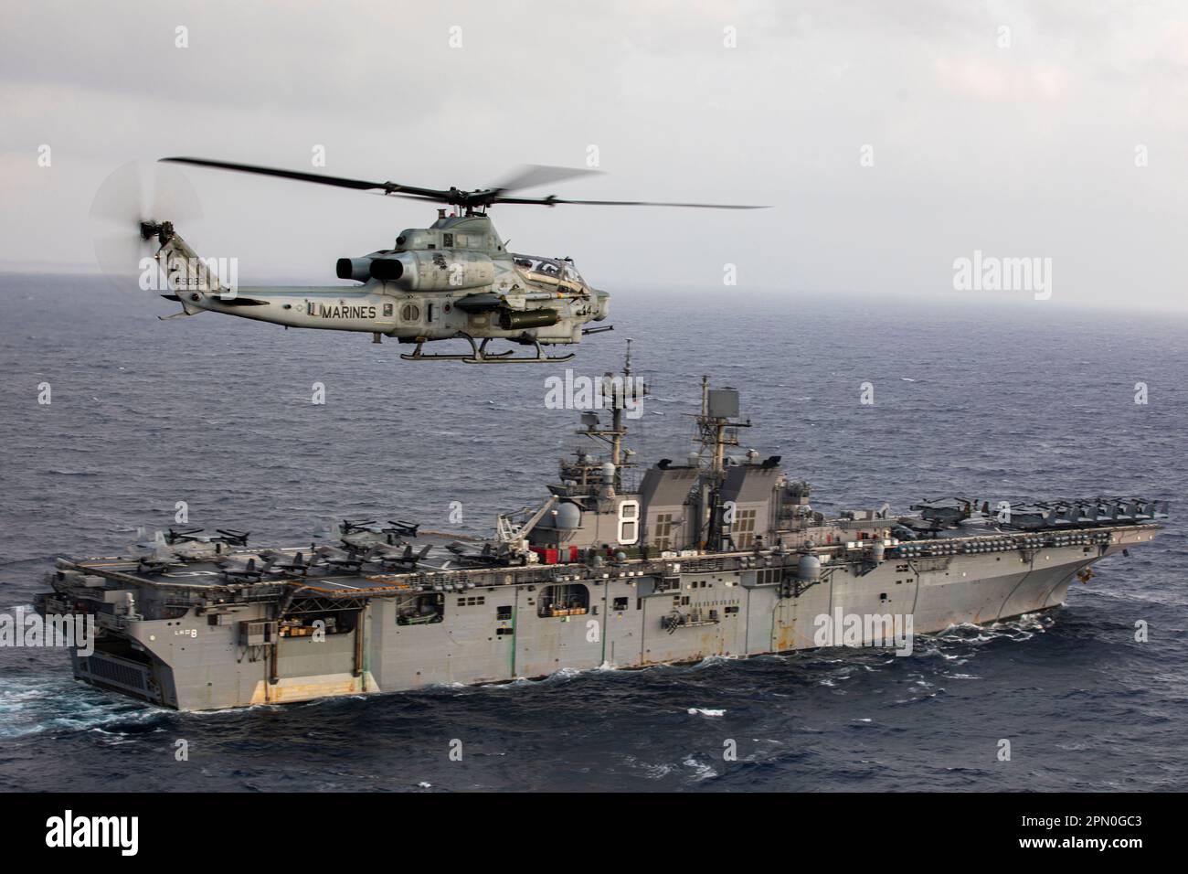 SOUTH CHINA SEA (March 13, 2023) – U.S. Marine Corps AH-1Z Viper pilots ...