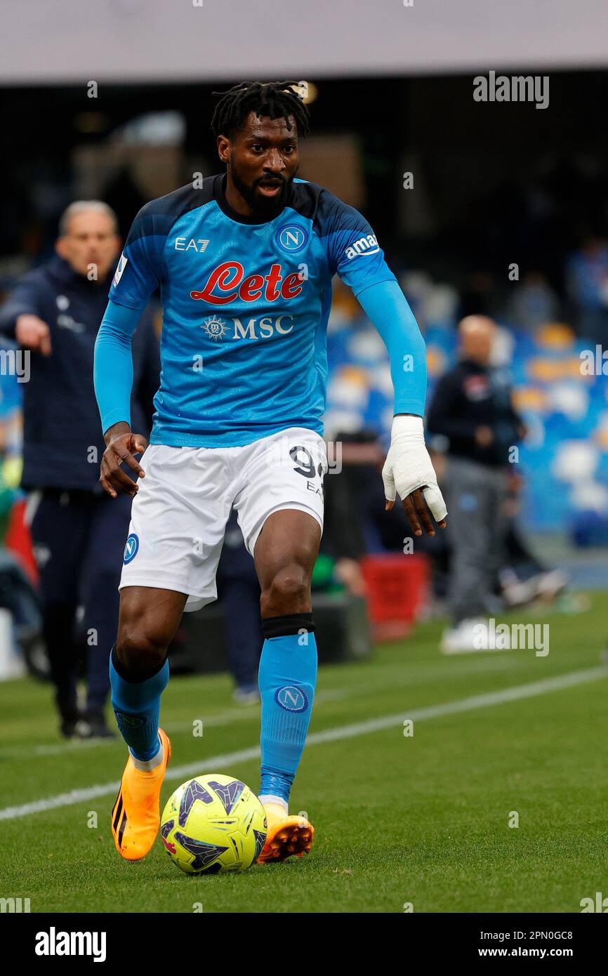 Naples, Italy. 15th Apr, 2023. Andre Frank Anguissa of Napoli during ...