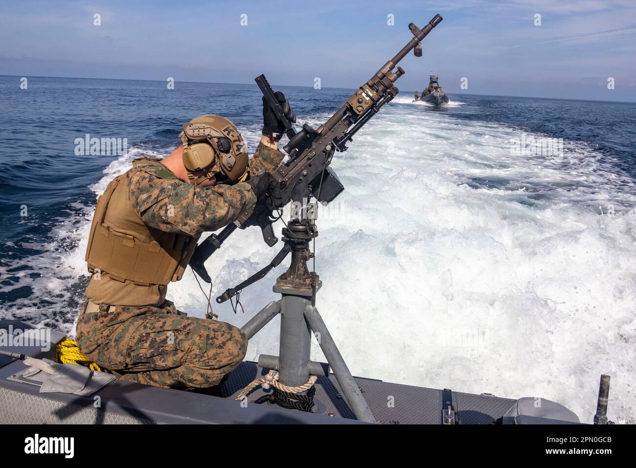 ANDAMAN SEA (Jan. 11, 2023) – A U.S. Marine with Maritime Raid Platoon ...