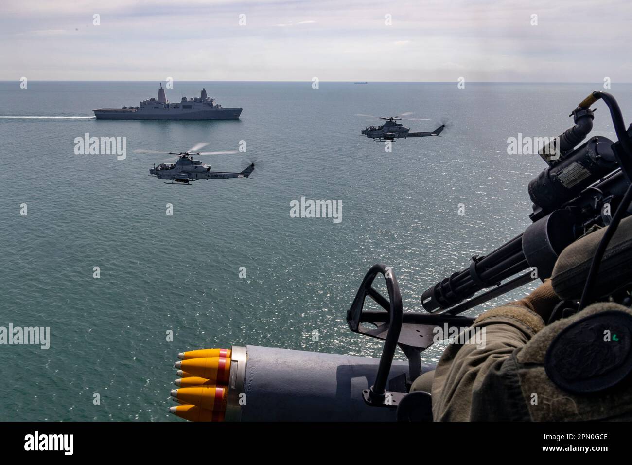 STRAIT OF MALACCA (Jan. 9, 2023) – U.S. Marine Corps AH-1Z Viper pilots ...