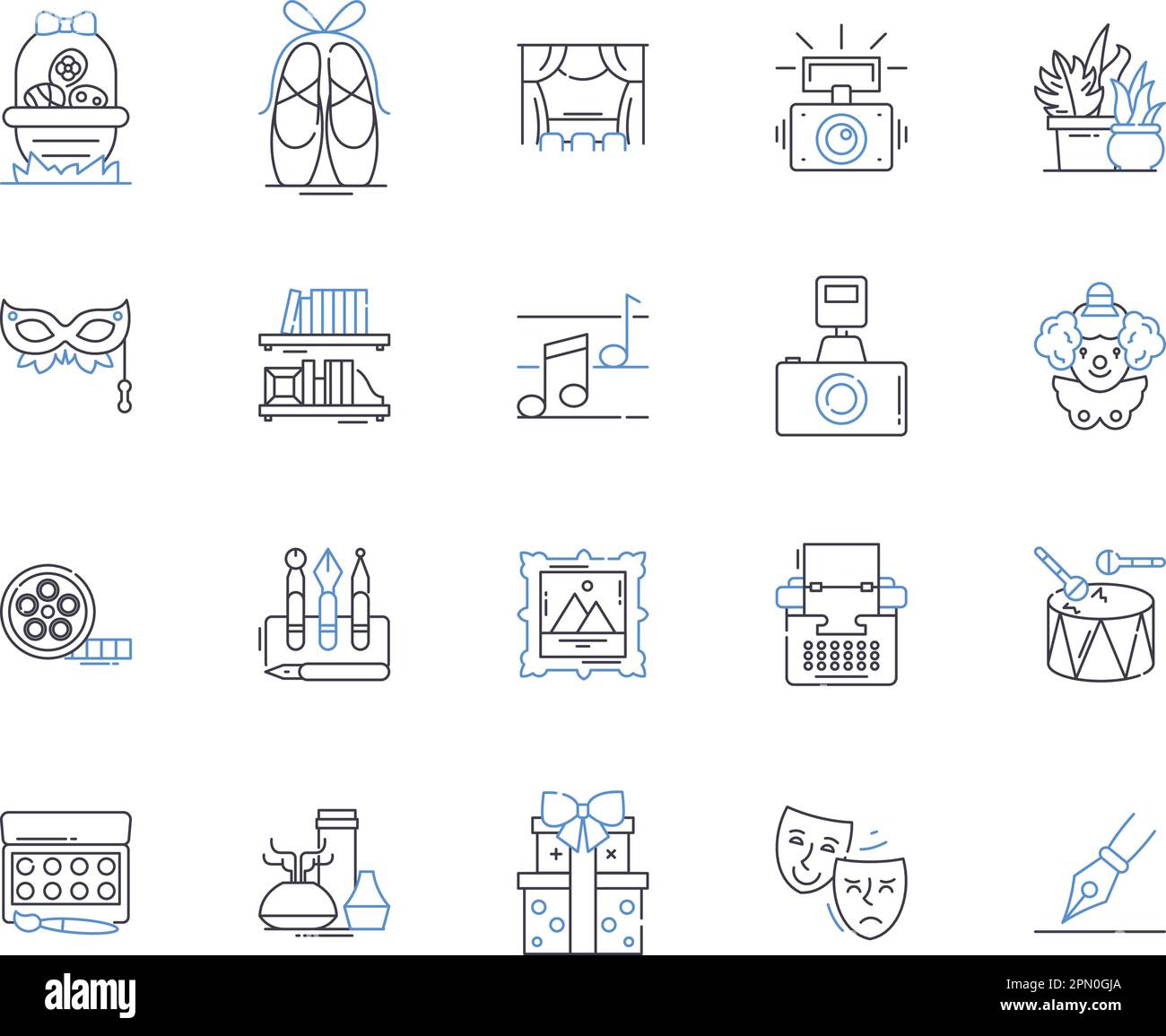 DIY projects outline icons collection. Crafts, Modelling, Building ...