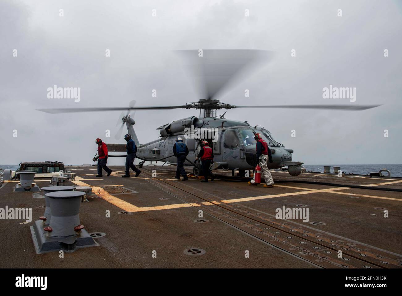 230411-N-MK109-1011 EAST CHINA SEA (April 11, 2023) U.S. Navy Sailors ...