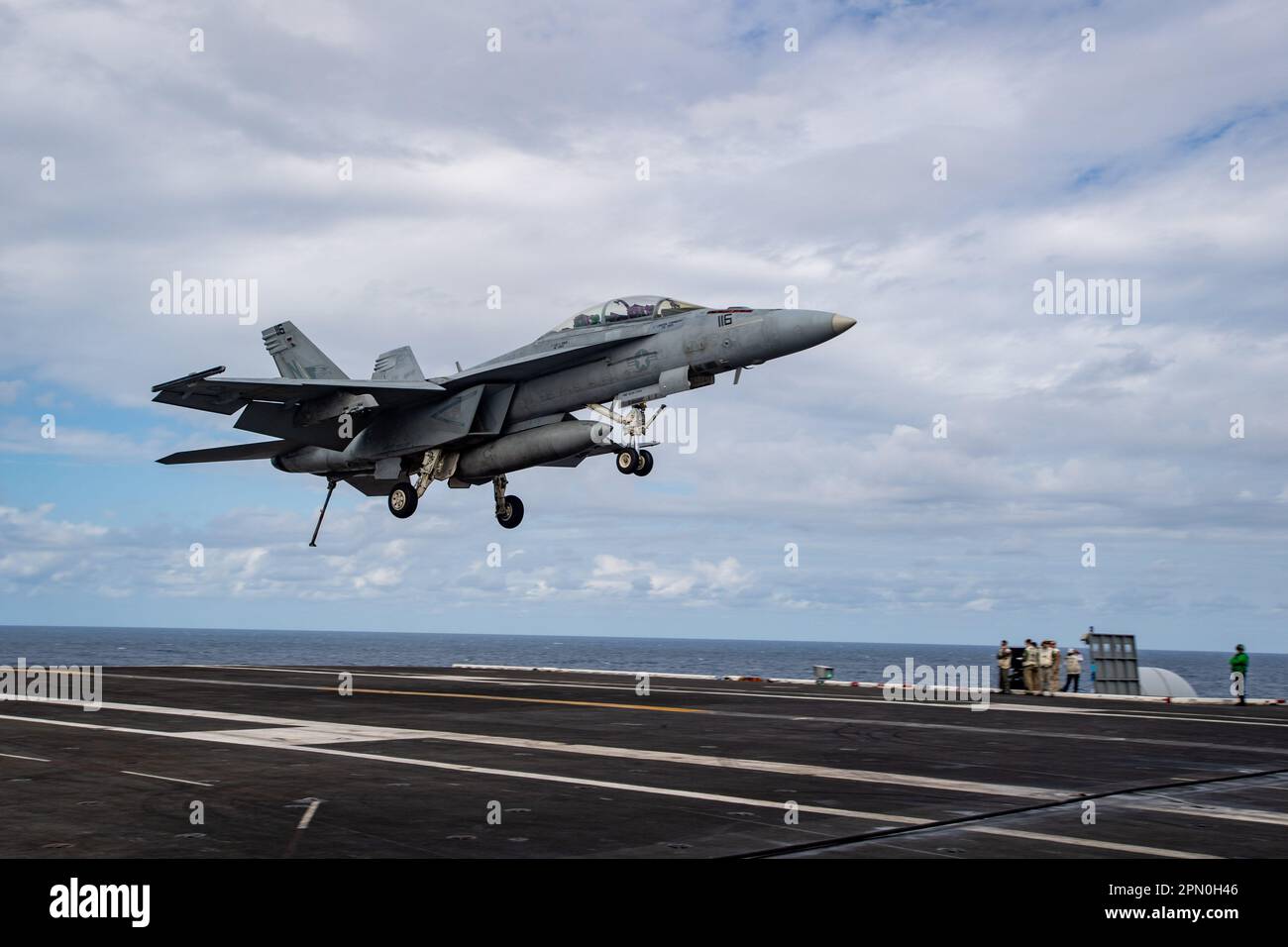 230404-QC790-1242 ATLANTIC OCEAN (April 4, 2023) An F/A-18E Super ...