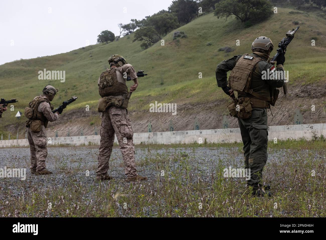 U.S. Marines with 2nd Platoon, Charlie Company, 1st Reconnaissance ...
