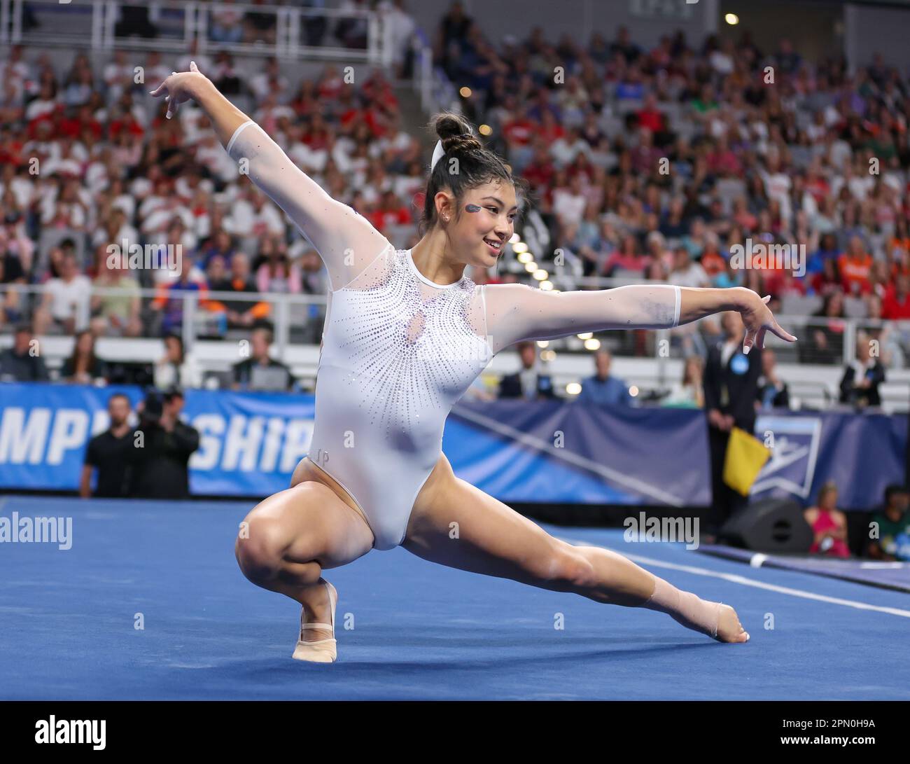 Fort Worth, TX, USA. 15th Apr, 2023. Florida's Kayle Dicello competes ...