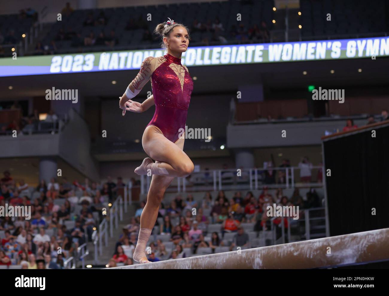 Fort Worth, TX, USA. 15th Apr, 2023. Oklahoma's Jordan Bowers competes ...