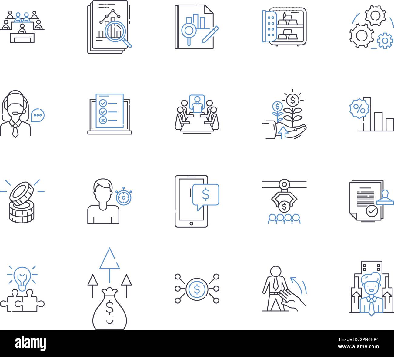 Financial reporting budgeting icons hi-res stock photography and images ...