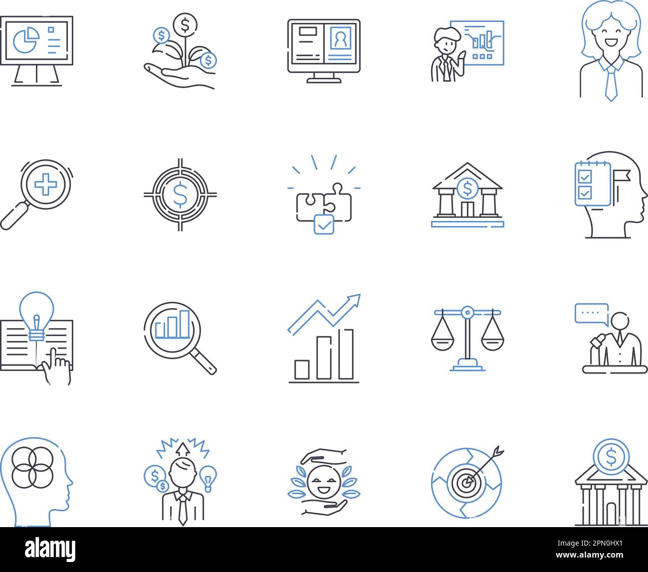 microfinance outline icons collection. Microfinance, Banking, Credit, Loans, Savings ...