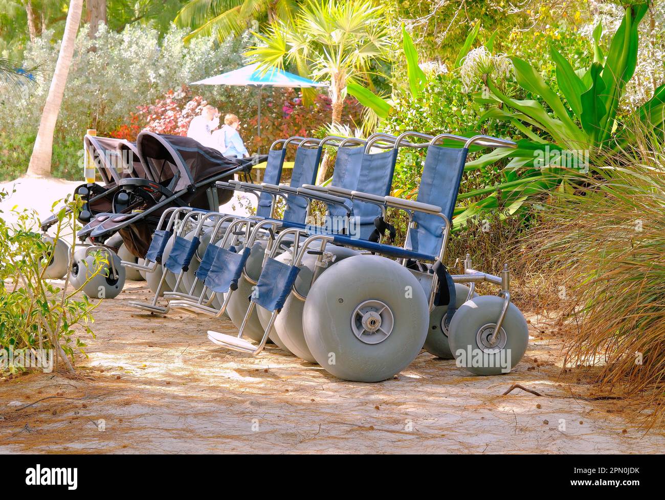 COCOCAY, BAHAMAS - February 10, 2023: CocoCay is one of the Berry ...