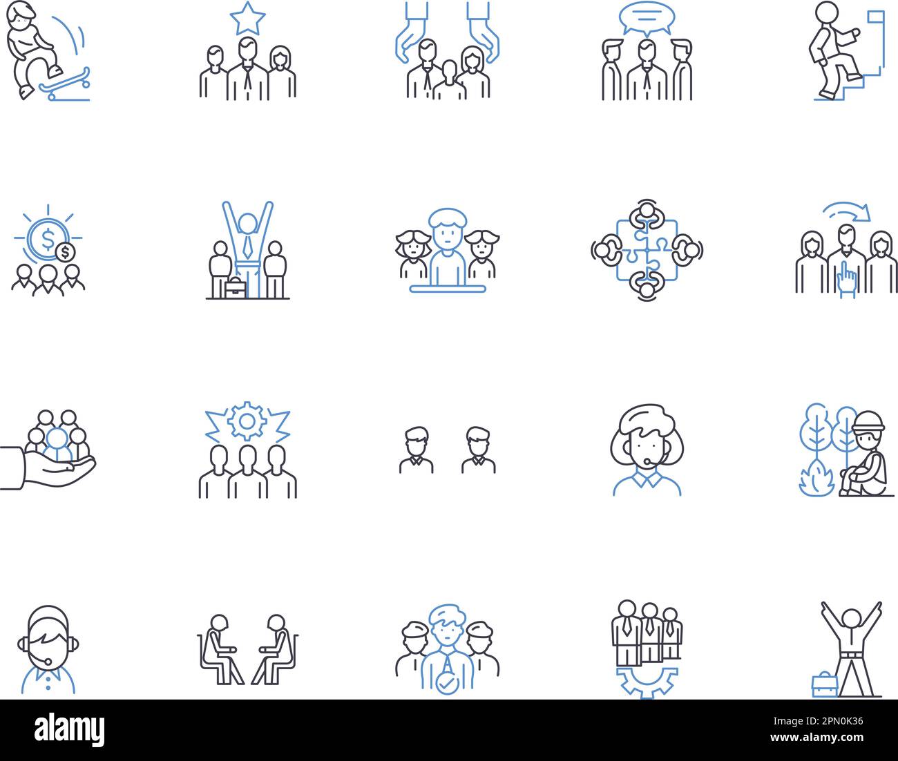 Casual people outline icons collection. Casual, People, Relaxed ...