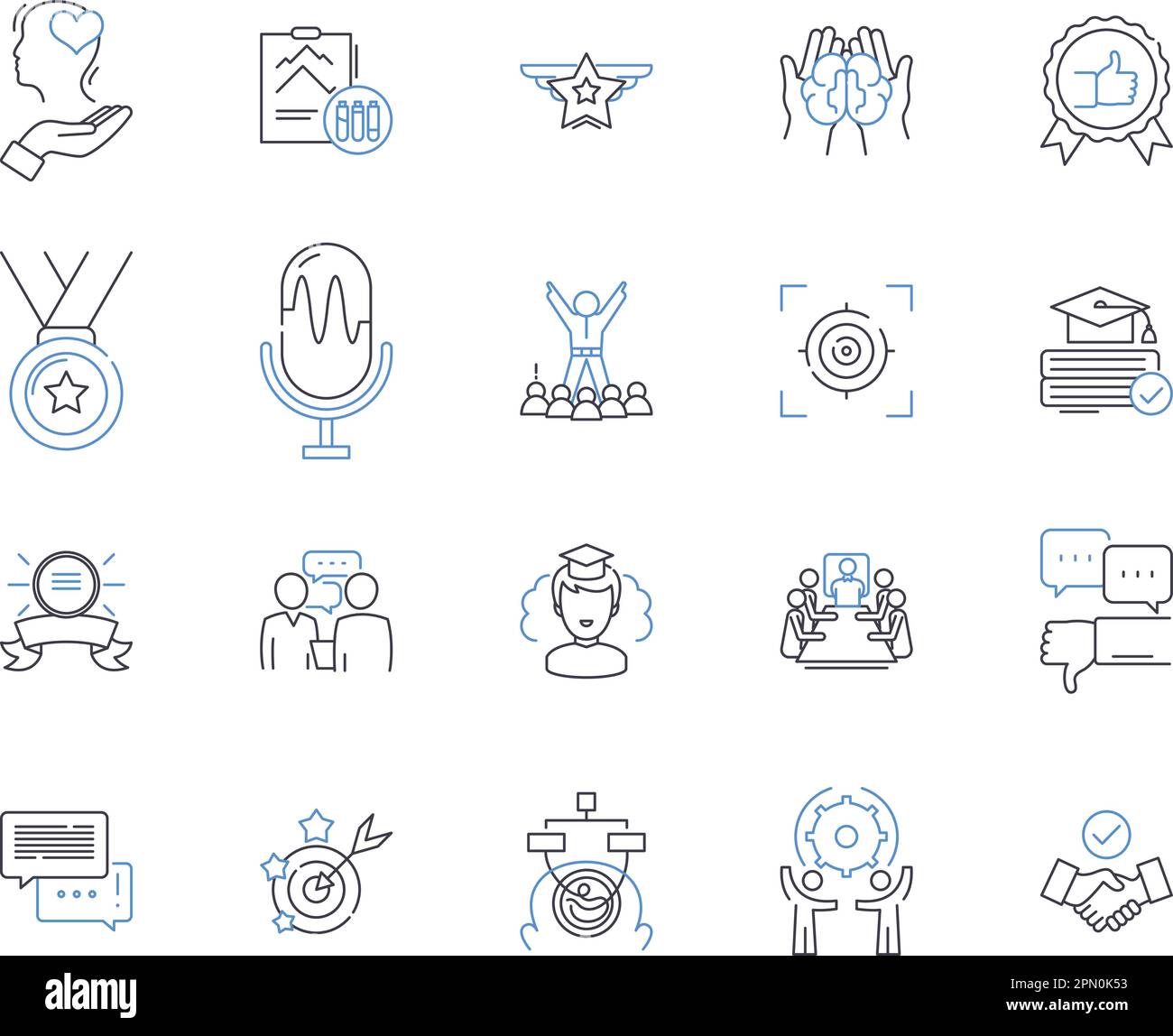 Education business outline icons collection. Education, Business, Learning, Training, Schools ...