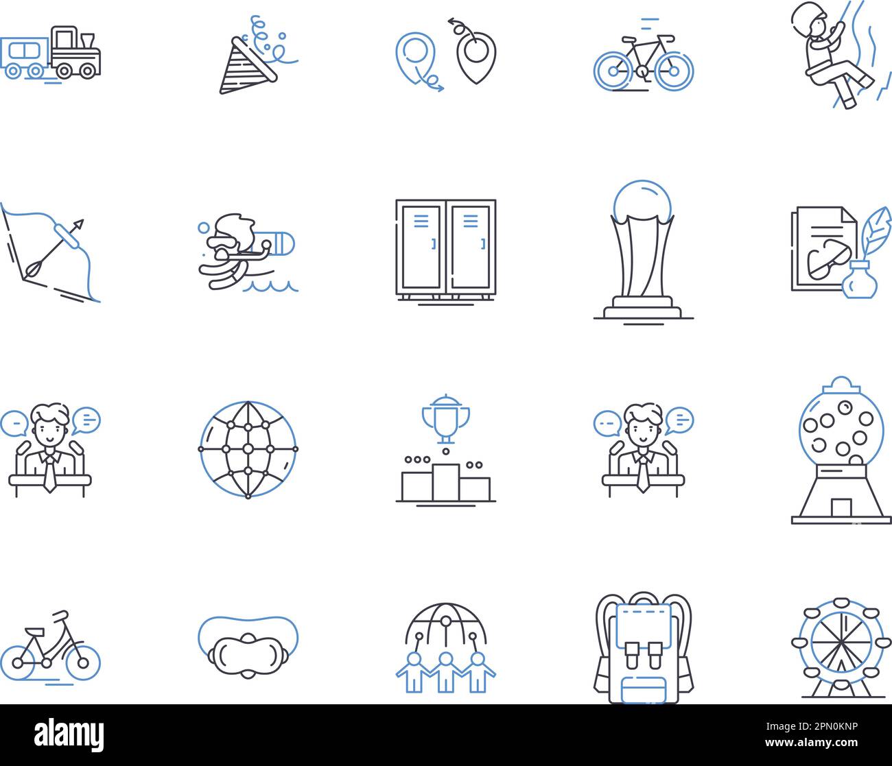 Sport games outline icons collection. Sports, Games, Soccer, Basketball ...