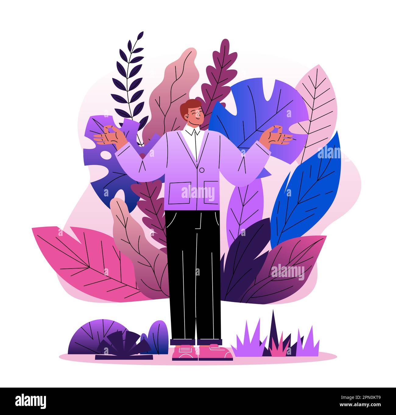 Self love positive mood Cut Out Stock Images & Pictures - Alamy