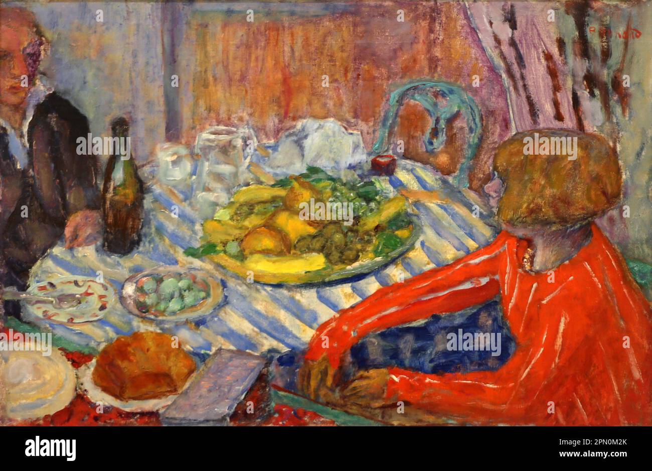 Le Dejeuner (1923) painted by the French post-impressionist painter ...