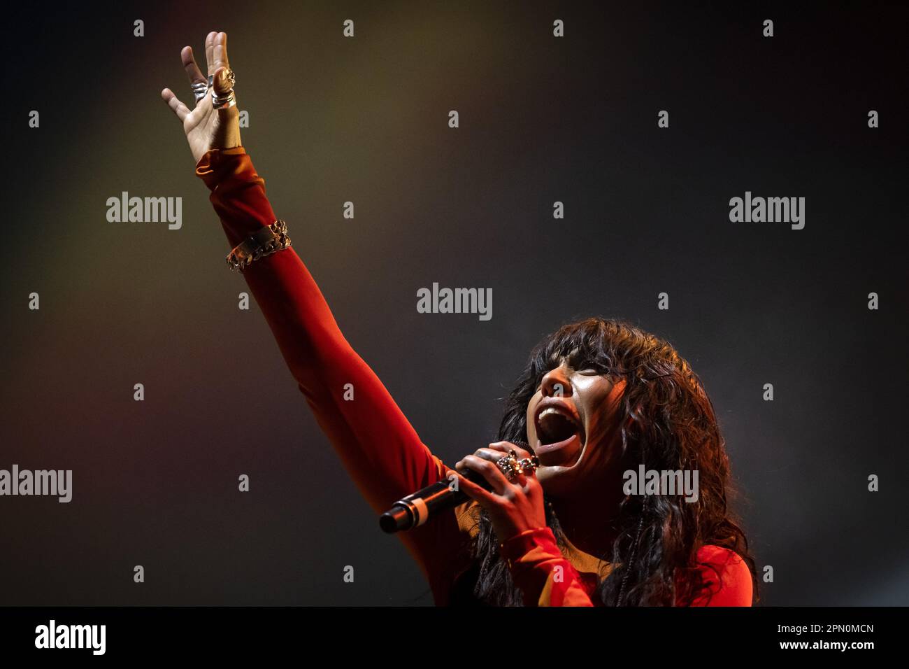 AMSTERDAM - Loreen from Sweden during the annual Eurovision in Concert ...