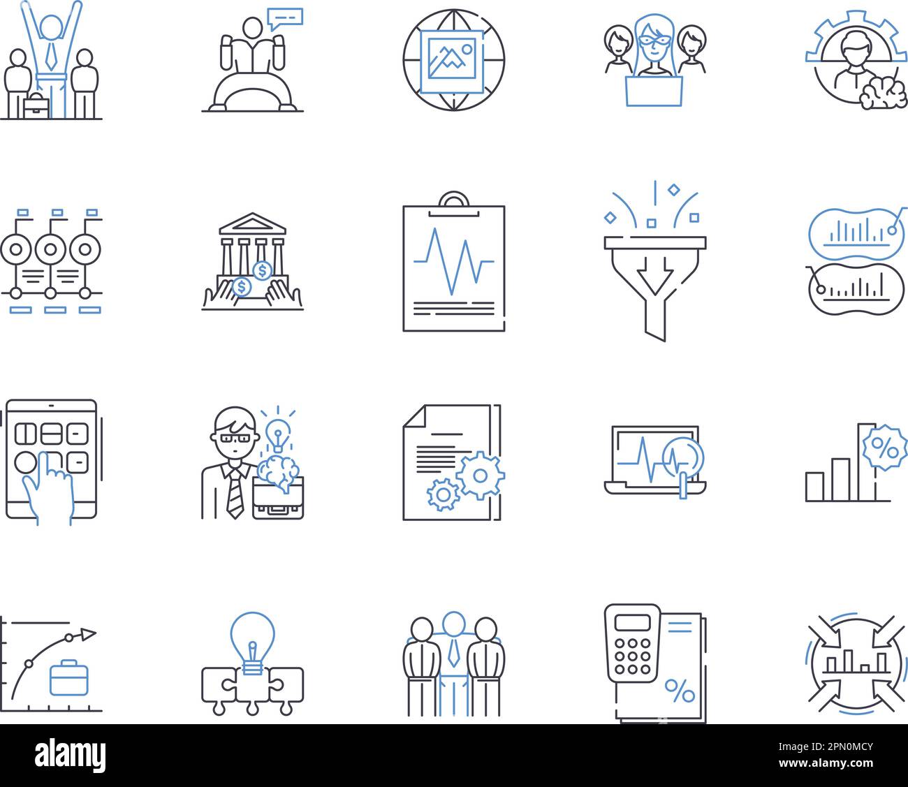 Market analysis outline icons collection. Market, Analysis, Research ... Market analysis outline icons collection. Market, Analysis, Research ...