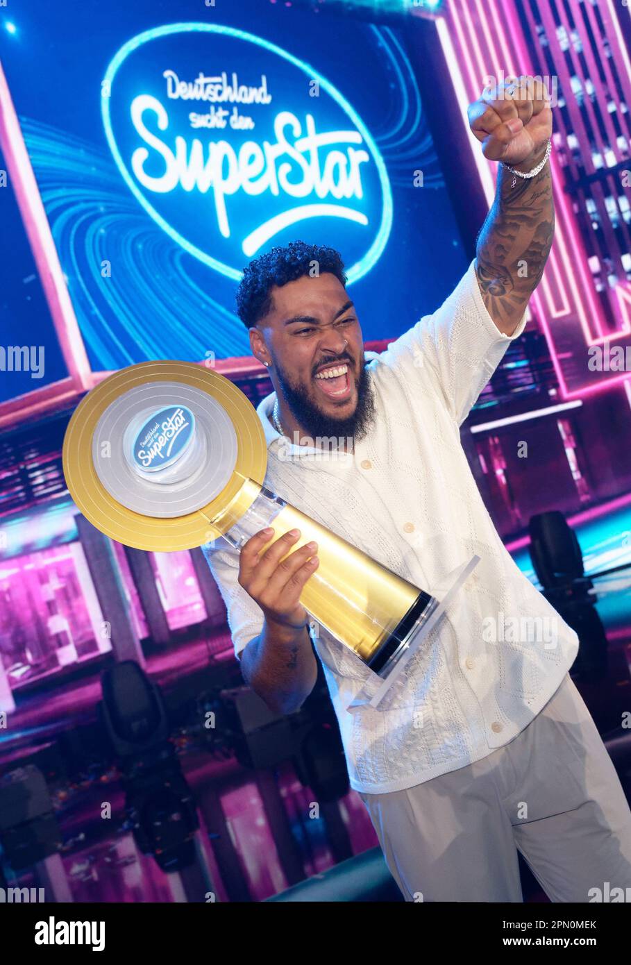 Cologne, Germany. 16th Apr, 2023. Sem Eisinger, winner of the casting ...