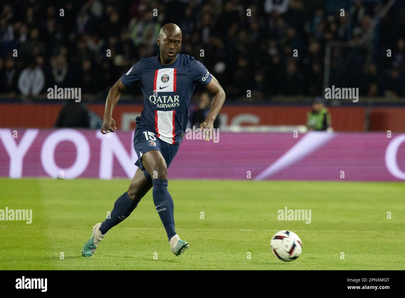 Paris, France. 15th Apr, 2023. Paris Saint Germain s Danilo Pereira ...