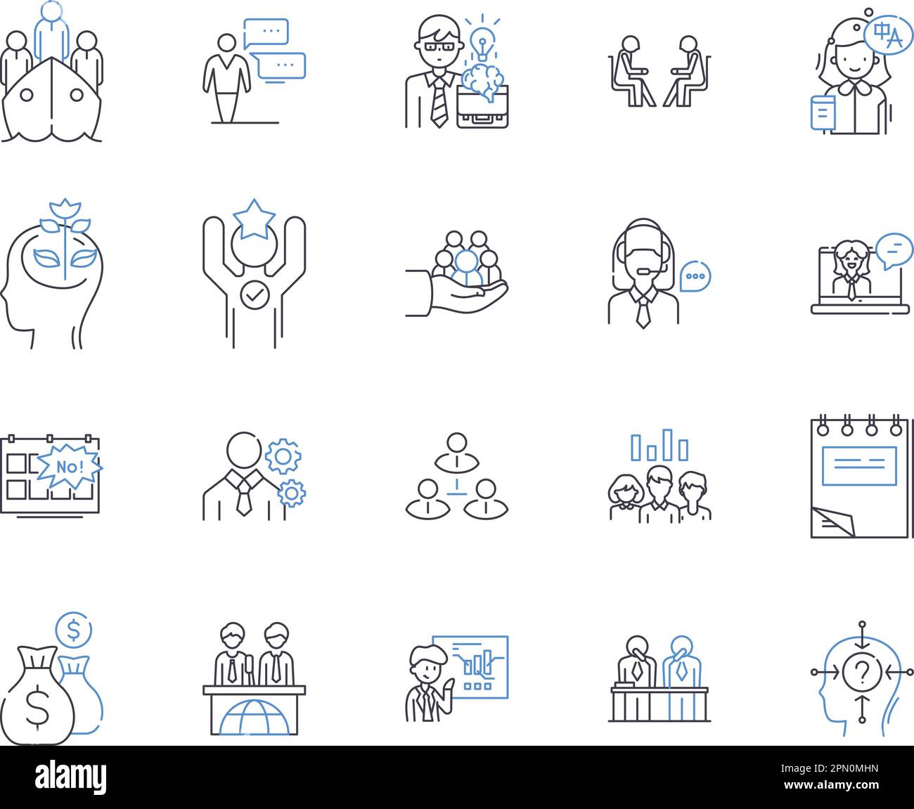 Customer service outline icons collection. customer service, care ...