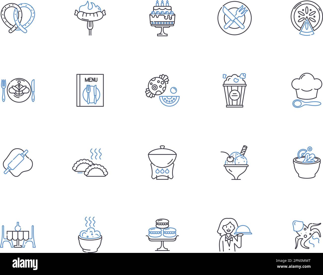 Food production outline icons collection. Food, Production, Agriculture ...