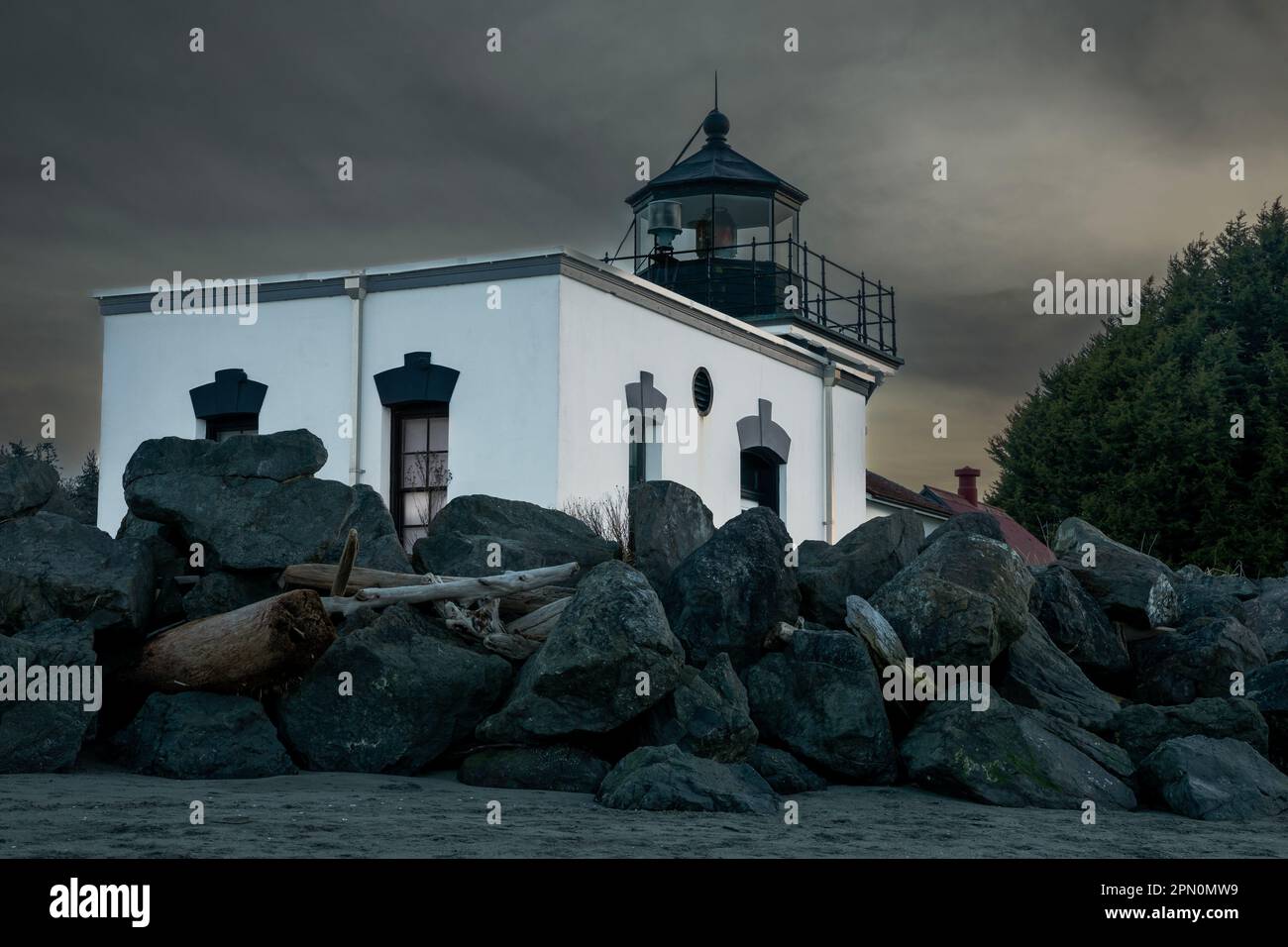 Oldest puget sound lighthouse hi-res stock photography and images - Alamy