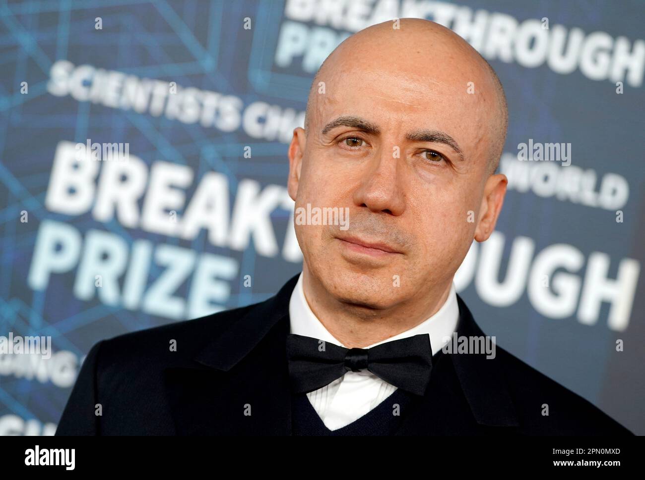 Yuri Milner arrives at the ninth Breakthrough Prize ceremony on ...