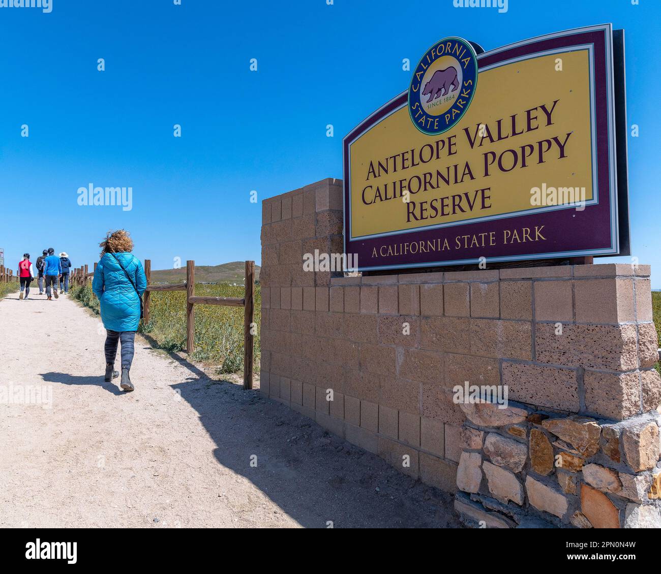 Lancaster poppy reserve hi-res stock photography and images - Alamy