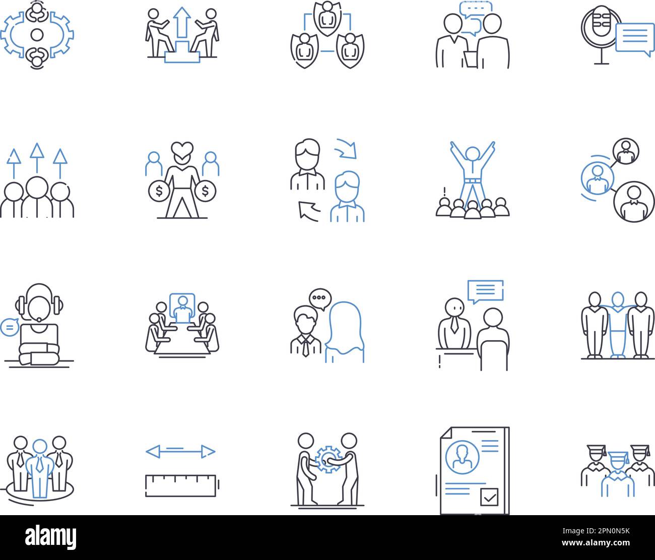 Workmates outline icons collection. Colleagues, Coworkers, Peers ...