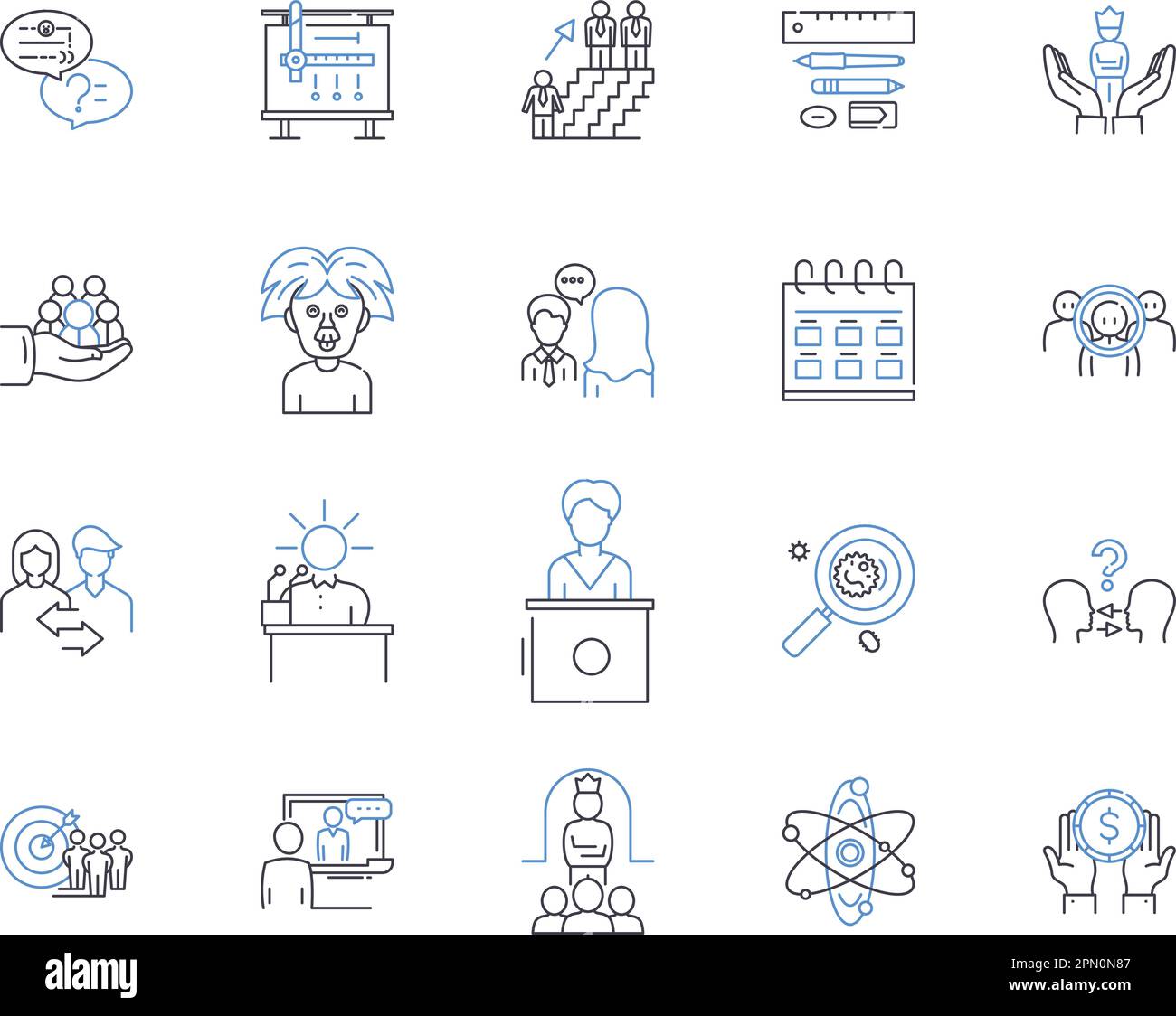 Traching and learning outline icons collection. Teaching, Learning ... Traching and learning outline icons collection. Teaching, Learning ...